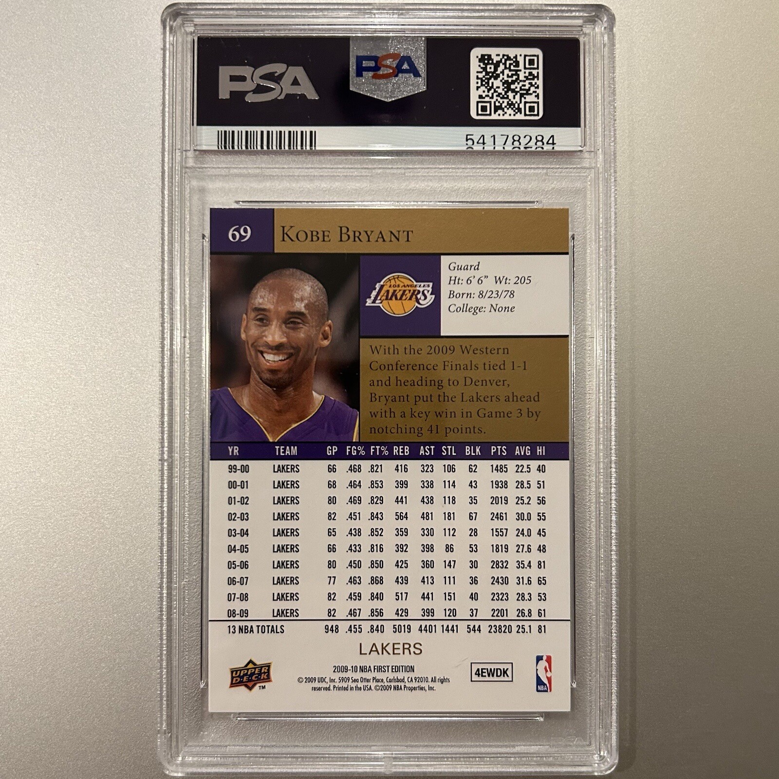 2009-10 Upper Deck First Edition - Kobe Bryant #69 Gold for sale online ...