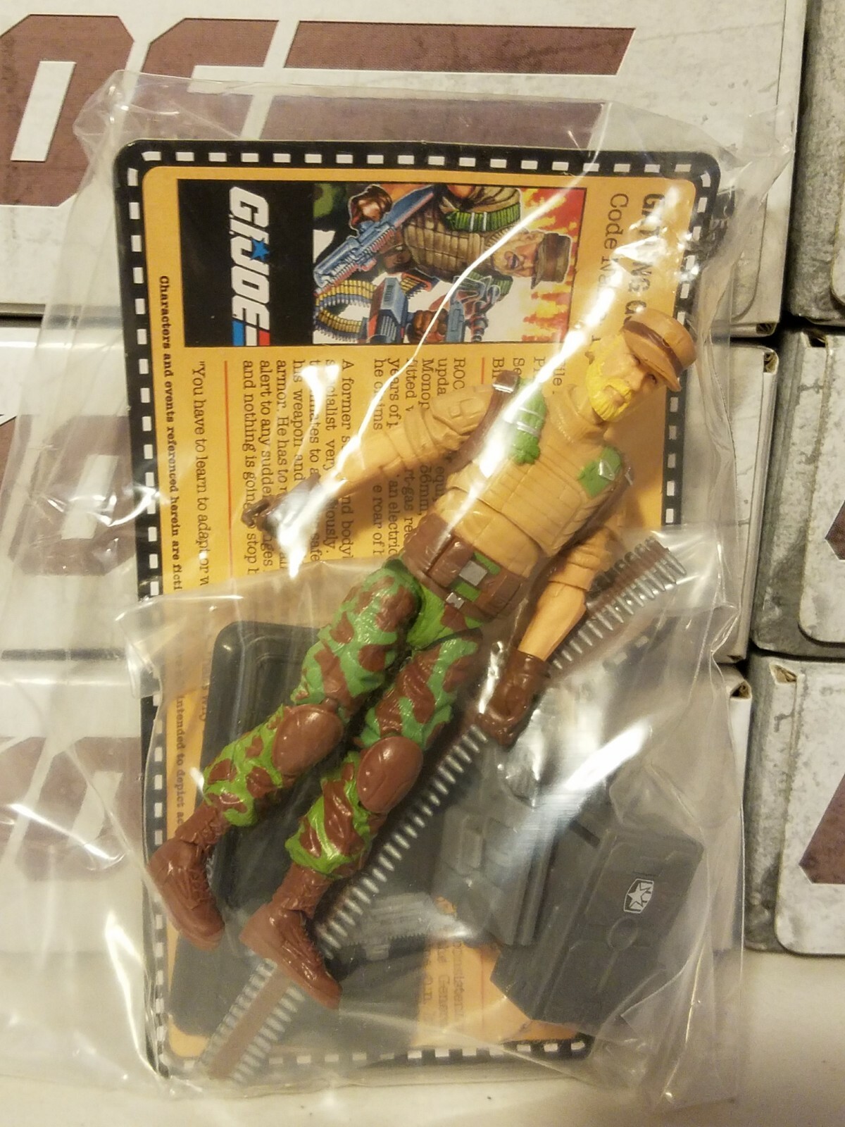 GI Joe Collectors Club Membership Figure Rock N' Roll *BAGGED/COMPLETE ...