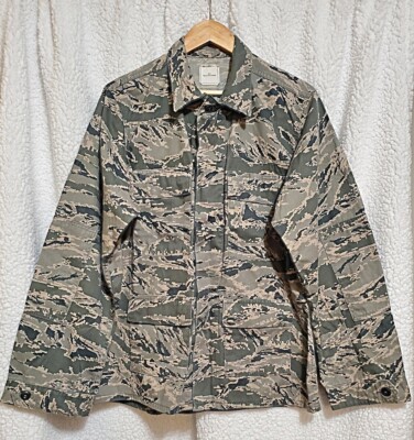 Mens Air Force digital tiger stripe camo utility coat size 42R | eBay