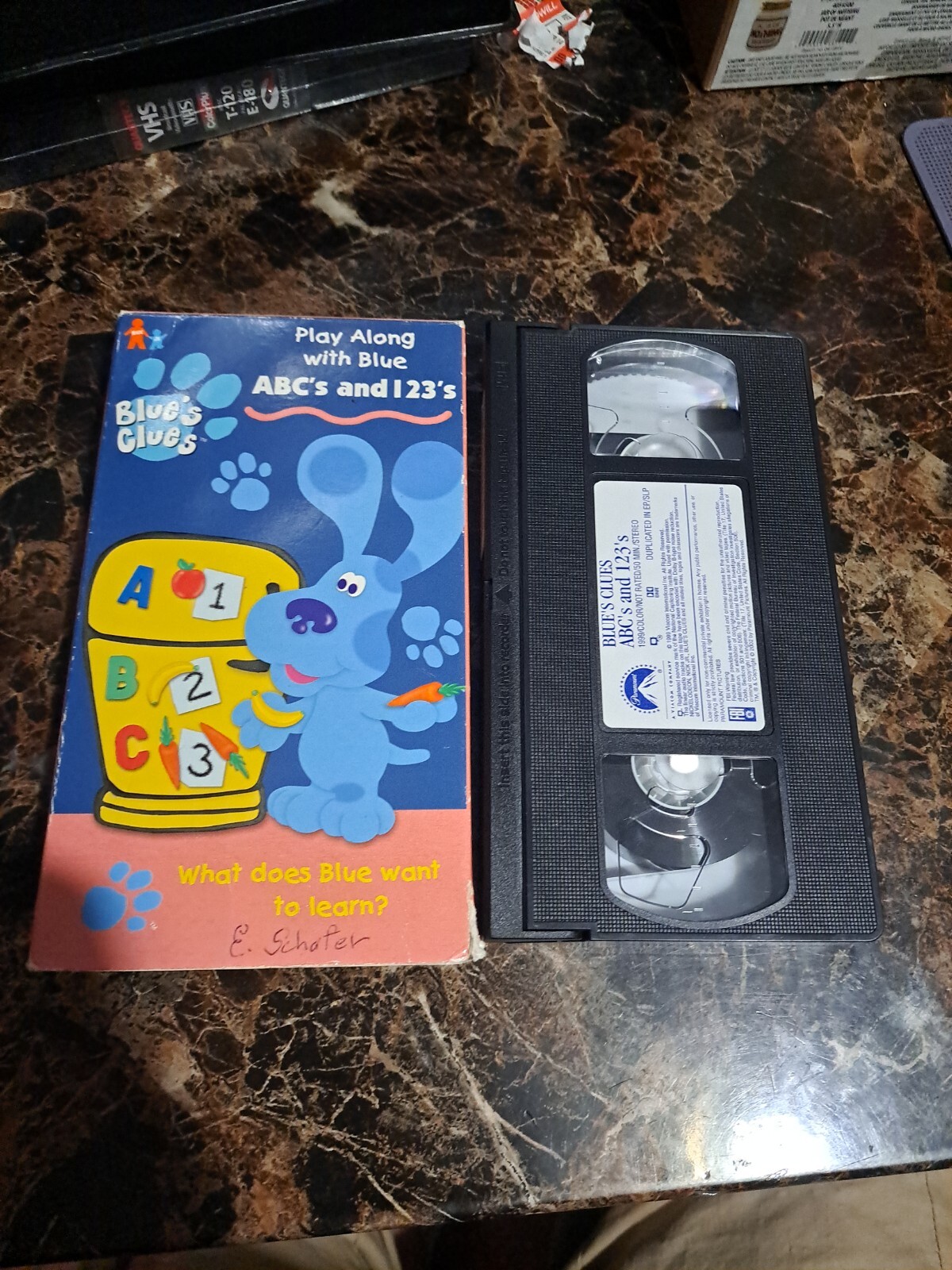 Nick Jr Blue’s Clues ABC’s & 123’s VHS | Grelly USA