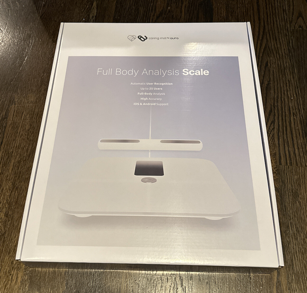 Caring Mill By Aura Full Body Analysis Weight Smart Scale W/ Bluetooth ...