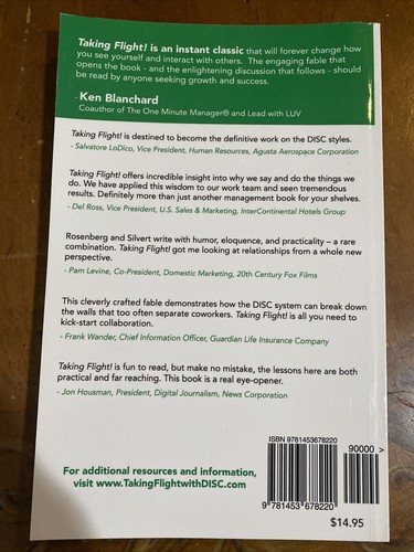 Taking Flight! : Master the Four Behavioral Styles and Transform Your ...