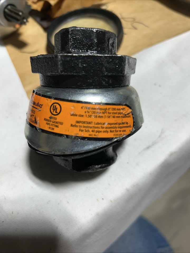 Victaulic Vic-Let Strapless Style 923, 4" IPS - 8", 3/4 NPT Outlet ...