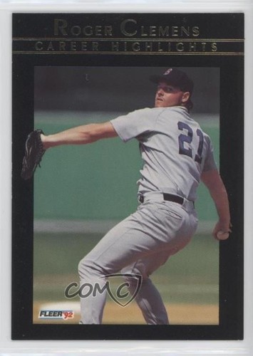 1992 Fleer Roger Clemens Career Highlights Roger Clemens #4 | eBay