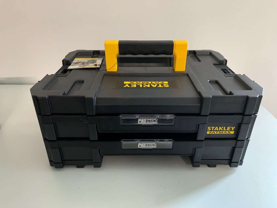 Stanley Storage FatMax PRO-STACK 2 Shallow Drawers - (With Shadow FOAM ...