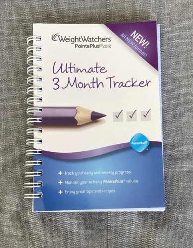 WEIGHT WATCHERS 2012 Points Plus ULTIMATE 3 MONTH TRACKER spiral NEW | eBay