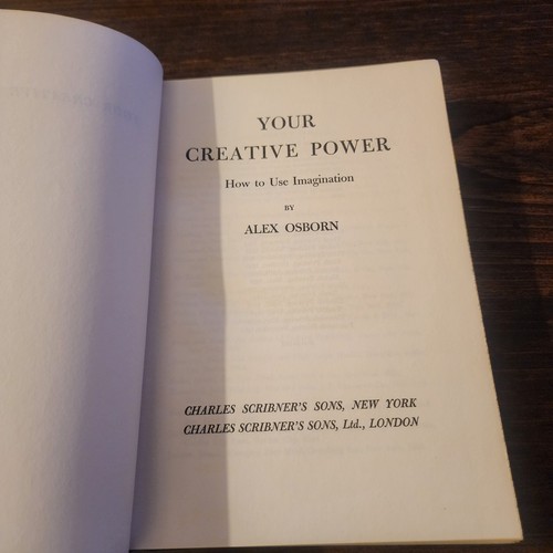 Your Creative Power Use Imagination Alex Osborn Hardcover Book | eBay