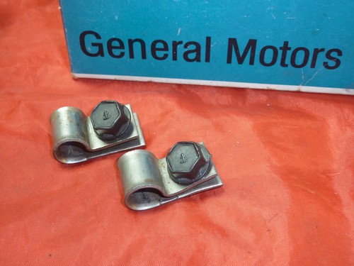 NOS Fuel Line Clips & Anchor Bolts Original GM Pontiac GTO Camaro Nova ...