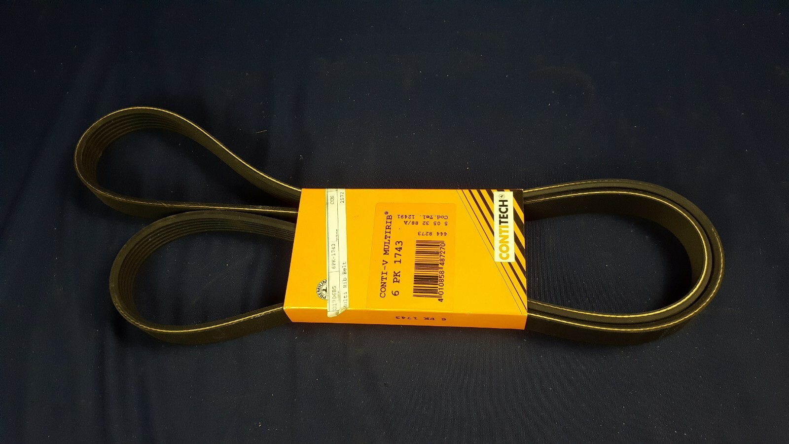 Continental Contitech 6PK1743 Serpentine Multi-Rib Drive Belt OEM NOS ...