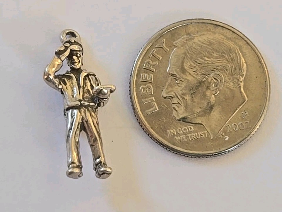 Sterling Silver ~ Mailman Charm - Mail Carrier Charm - Postal Service ...