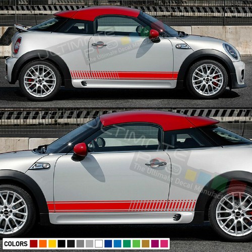 Sticker Graphic Decal Racing Stripe Kit for Mini Roadster Coupe Light ...