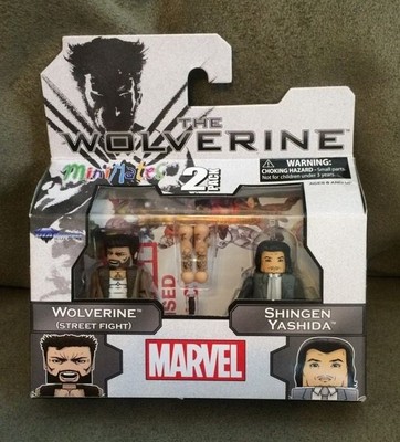 NEW Marvel Minimates Wolverine Street Fight and Shingen Yashida 2 Pack ...