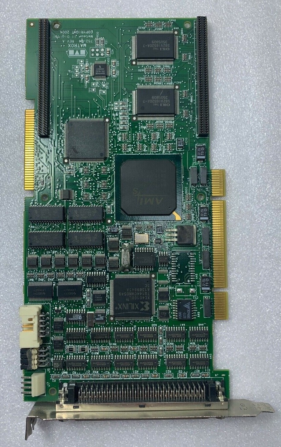 MATROX BOARD 752-04 REV:A METEOR2-DIG/4/R VER.406 PN 63039620282 ...