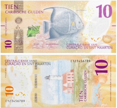Curacao 10 Caribbean Guilder 2025 - QTY 1 note USA SELLER | eBay