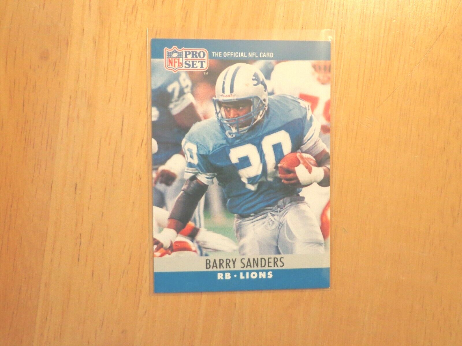 1990 Pro Set Barry Sanders #102 Detroit Lions NICE CARD | eBay