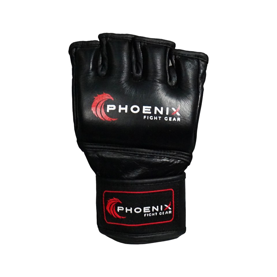 Phoenix Fight Gear - Flight MMA Fight Gloves - Black - For Sparring and ...