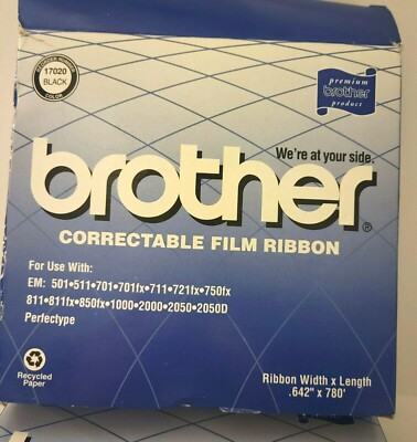Brother Type Writer Ribbon Correctable Film Ribbon 17020 Black | eBay