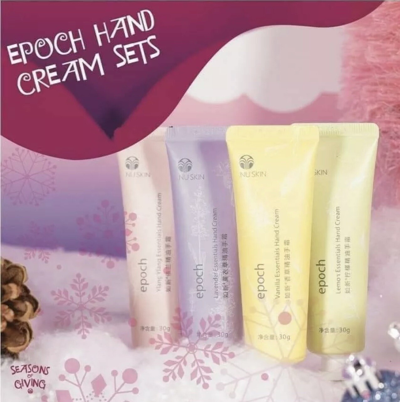 Essential Oil Hand Cream Brand New Lemon,Vanilla,Lavender,Ylang Ylang ...