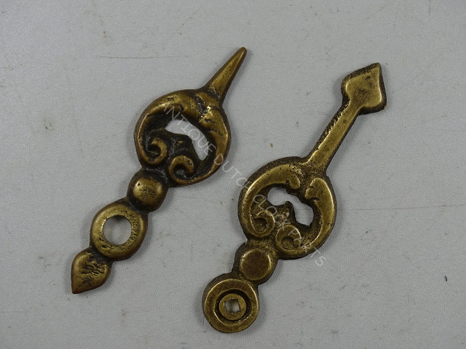 BRASS CLOCK HANDS FOR A DUTCH ZAANDAM CLOCK WITH GERMAN HERMLE ...