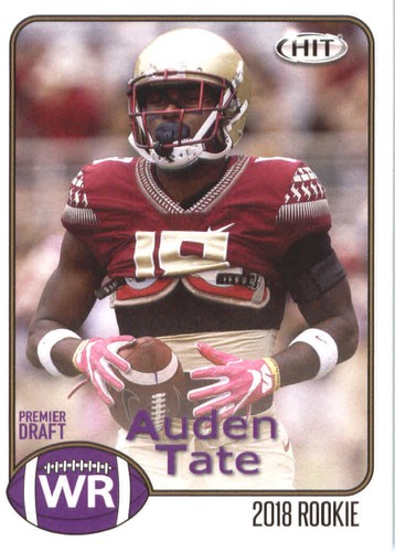 2018 SAGE HIT Football Card #29 Auden Tate | eBay