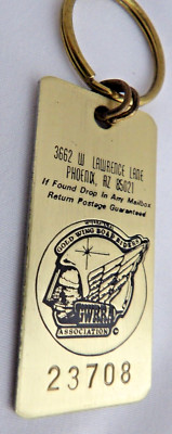 INTERNATIONAL GOLD WING ROAD RIDERS ASSOCIATION CLUB MOTORCYCLE KEY TAG ...