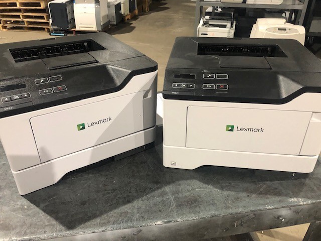 Lexmark MS321dn Monochrome Laser Printers (Lot of 2) | Off-Lease ...