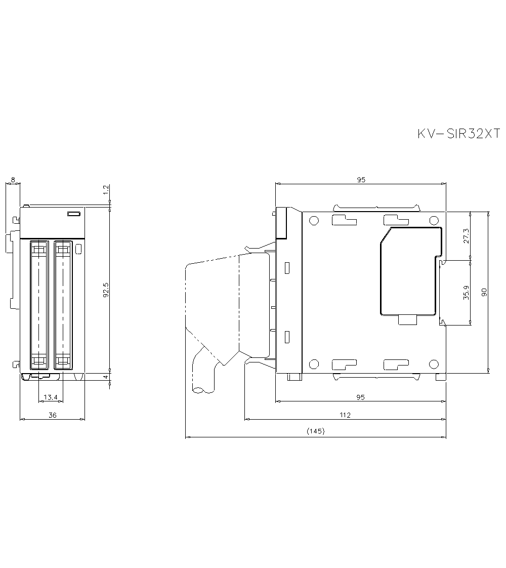 1pcs KEYENCE KV-SIR32XT Input / Output Unit | eBay