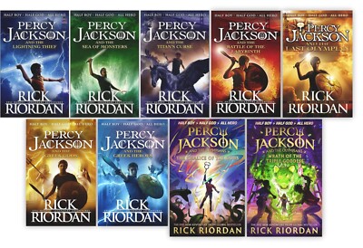The Percy Jackson Collection 9 Books Set By Rick Riordan NEW Paperback ...