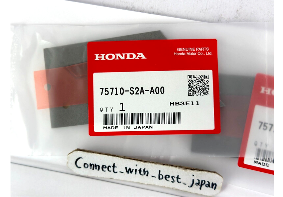 HONDA GENUINE S2000 Side S 2000 Emblem set 4 parts 75710 - S2A - A00 x2 ...