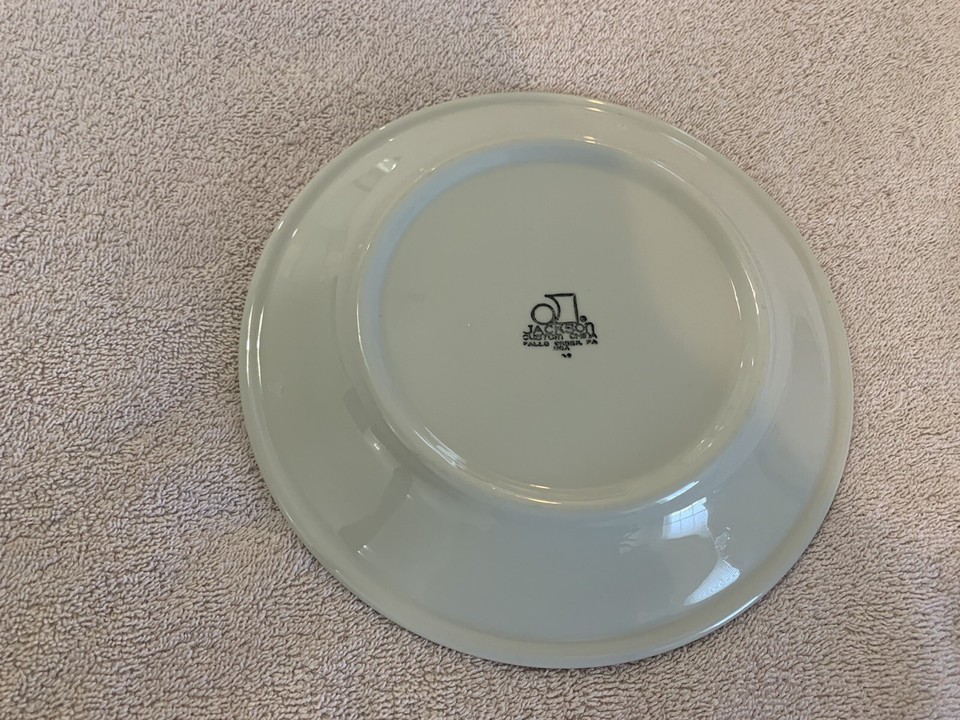 Jackson Custom China Blue Floral 9” Salad Plate Falls Creek, PA ...