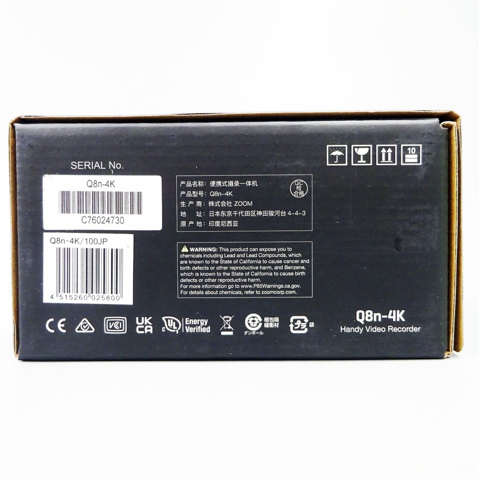 ZOOM Q8n-4K Handy Video Recorder 4K High Quality Video Recording Live ...