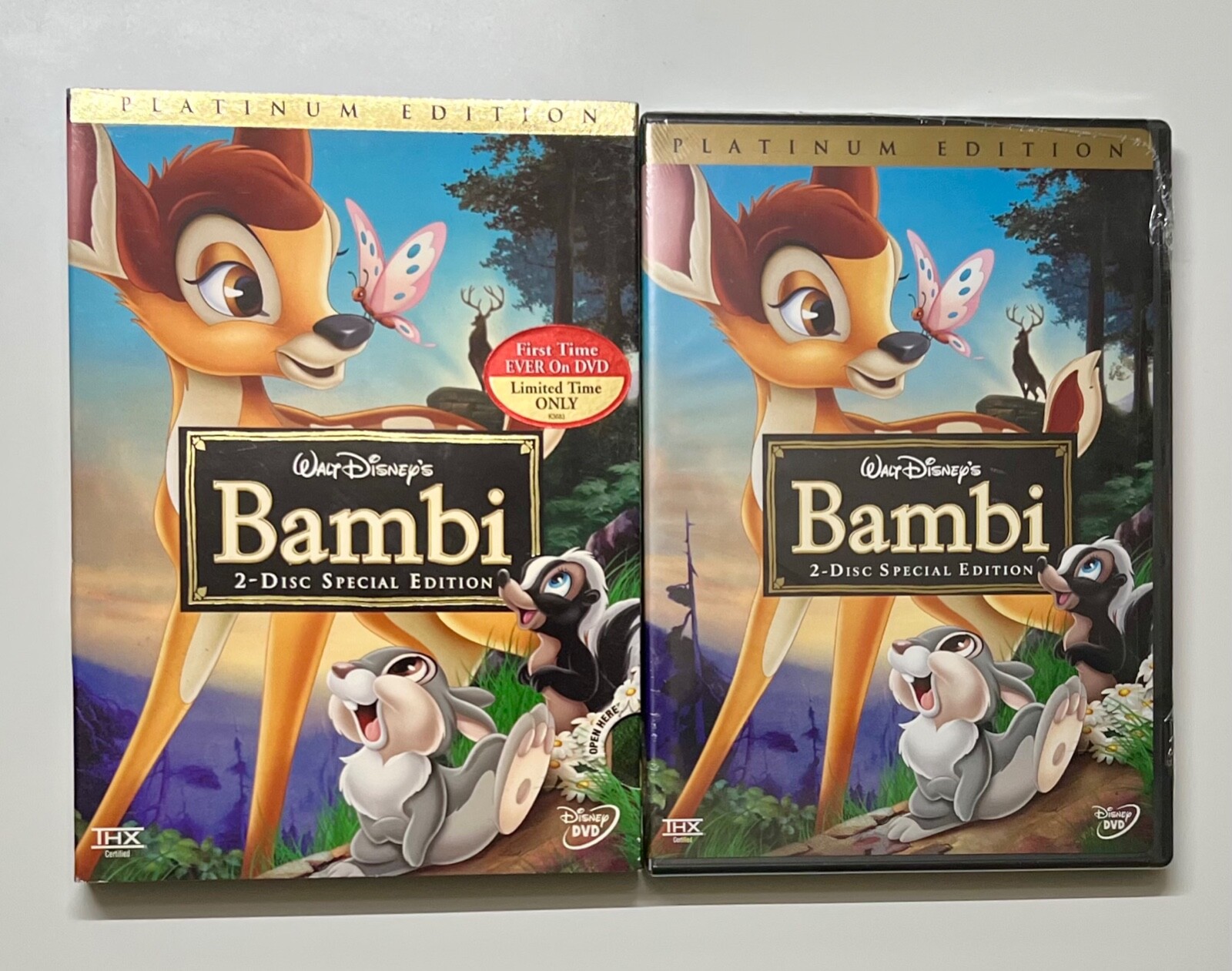Bambi (DVD, 2005, 2-Disc Set, Platinum Edition) [Brand New] + Slipcover ...