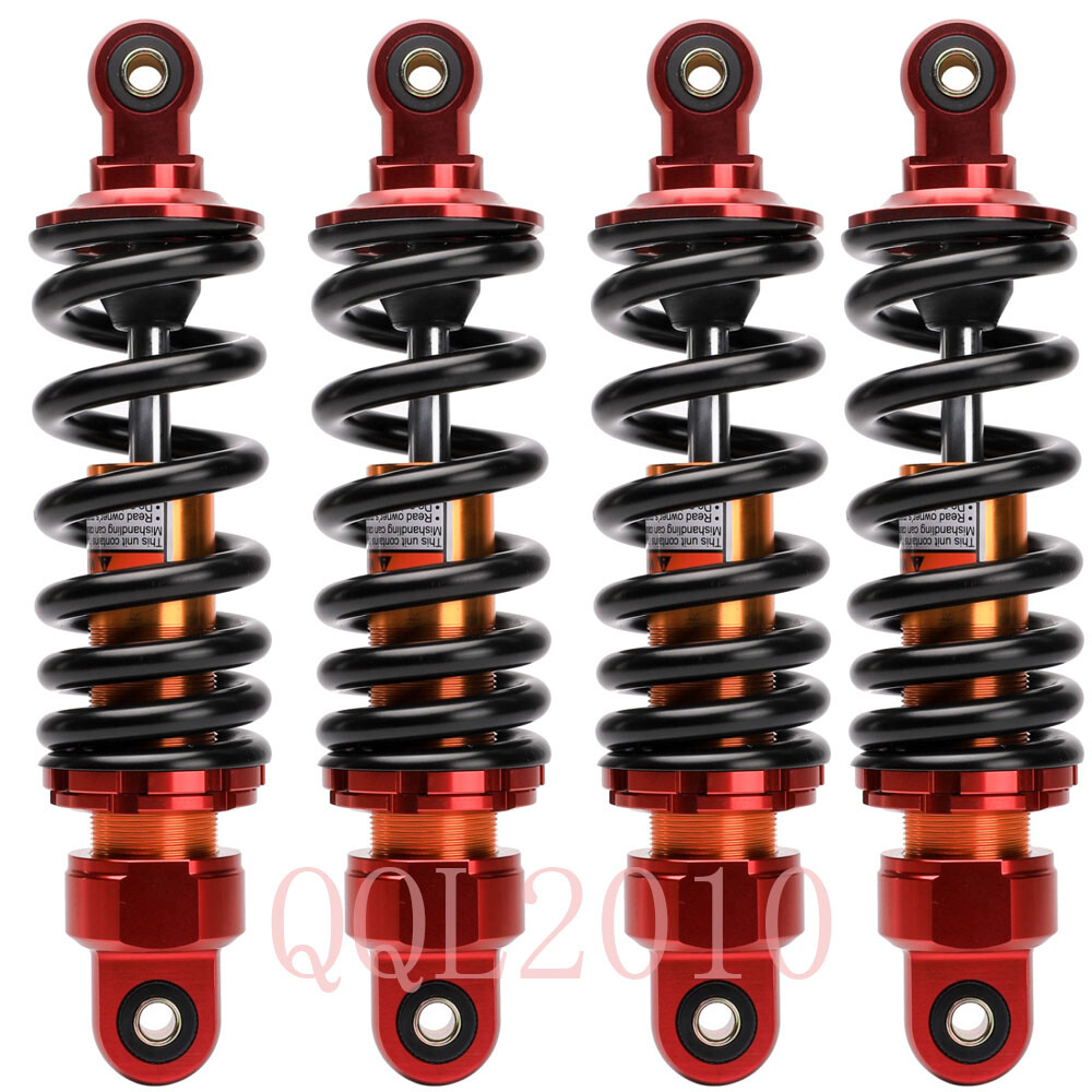 4Pcs 10.5" 270mm Rear Shocks Absorber Shocker PIT QUAD DIRT BIKE ATV ...
