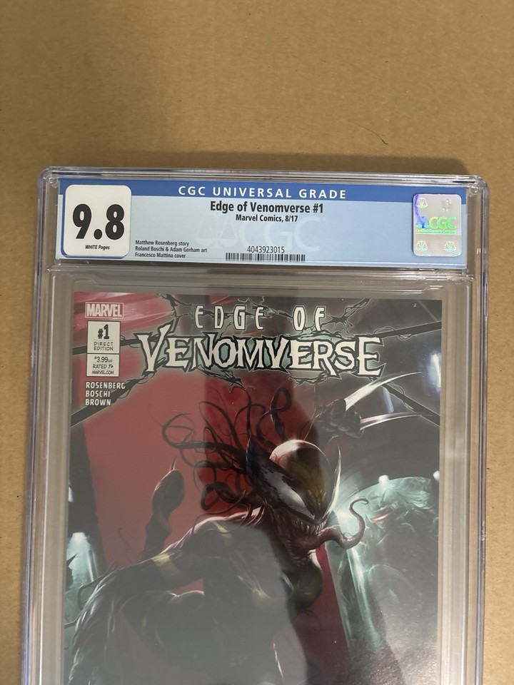Edge Of Venomverse 1 CGC 9.8 Mattina Venomized Variant (venom) X-23 ...