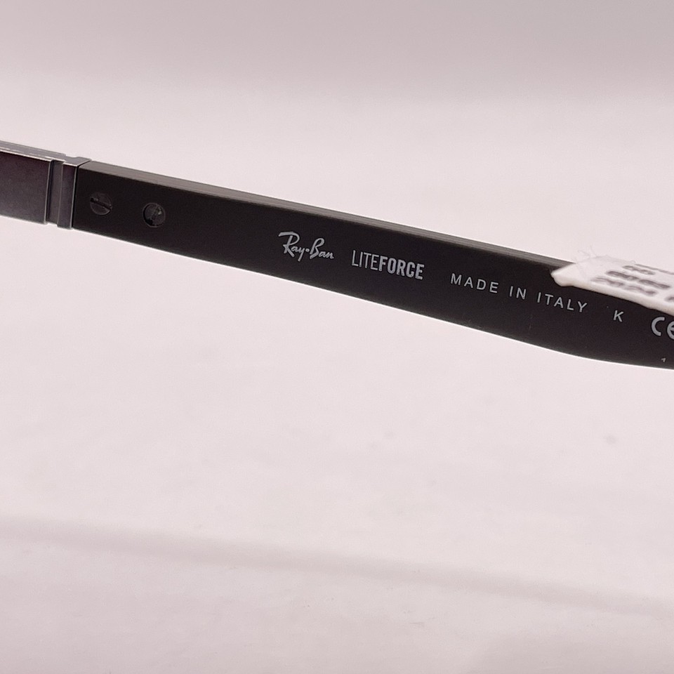 Ray Ban Unisex Large Square Irregular Full Rim Eyeglasses RB7235 Brown ...