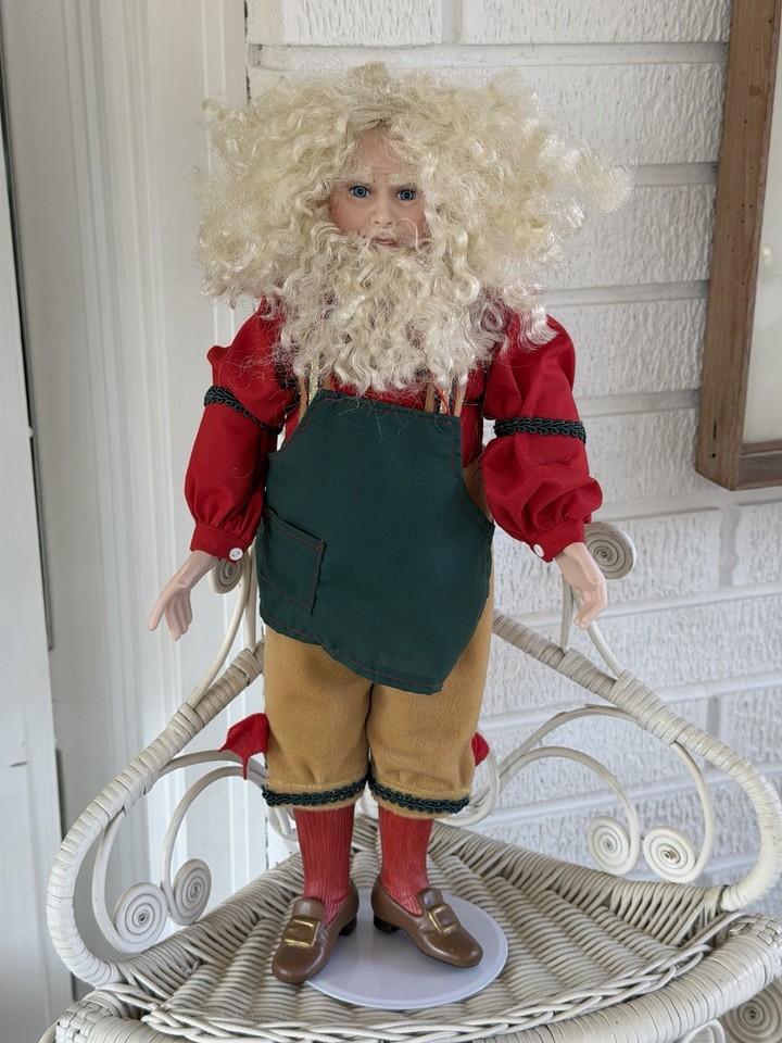 PATRICIA ROSE WORKSHOP SANTA 16" PORCELAIN | eBay