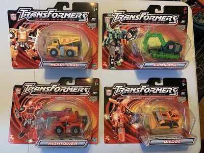 Transformers Rid 2001 Combiner Landfill New Grimlock Wedge Hightower ...