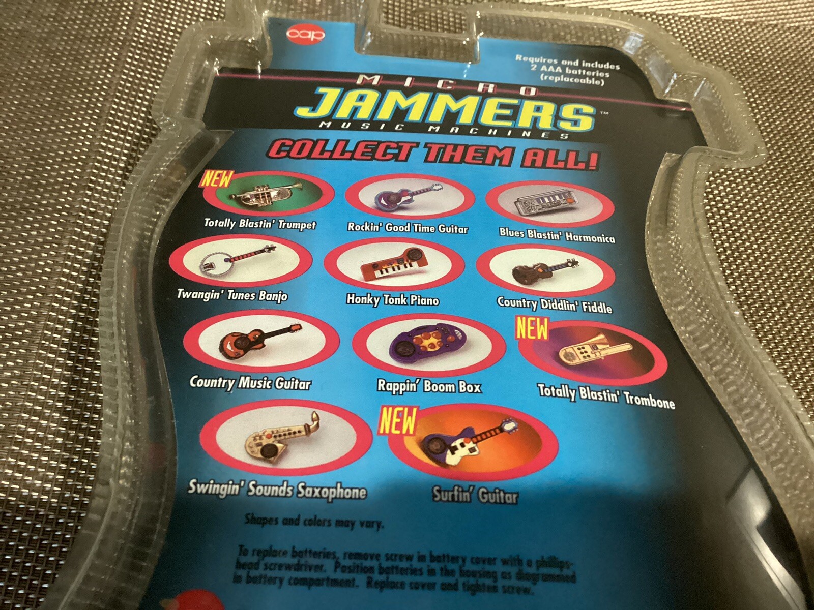 Micro Jammers Twangin Tunes Banjo CAP Toys 1995 Tested and Working for ...