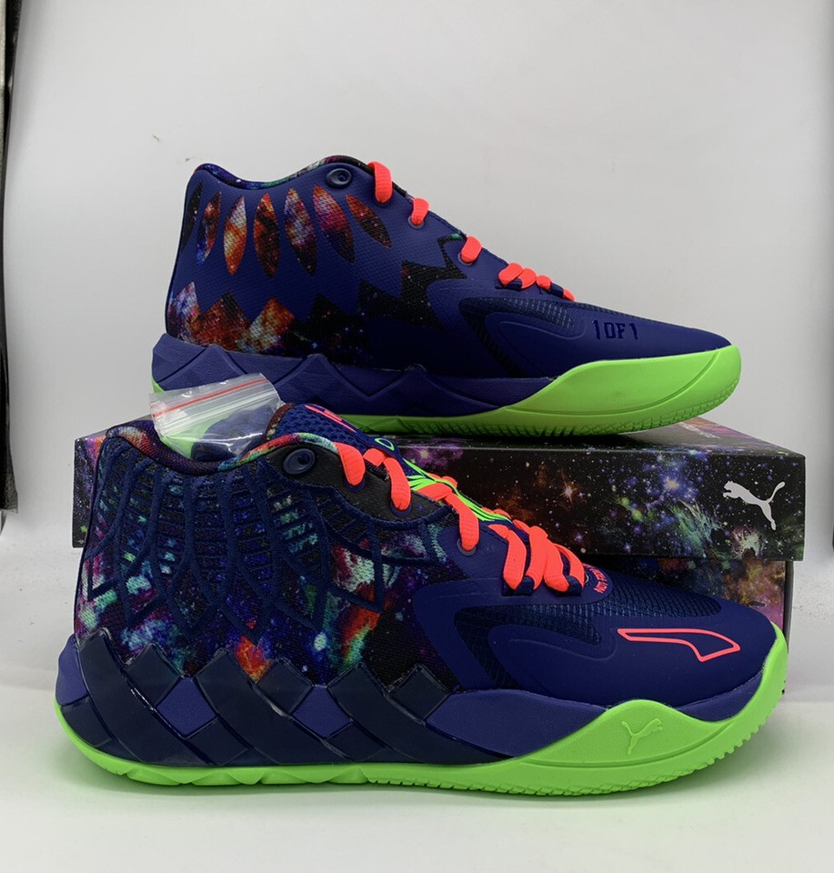 Puma MB.01 Galaxy Lamelo Ball Navy Red Green Blue Basketball 376677-07 ...