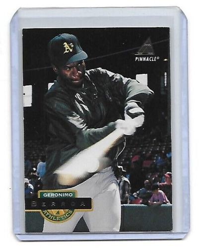 1994 Pinnacle Geronimo Berroa autographed auto signed card Oakland | eBay