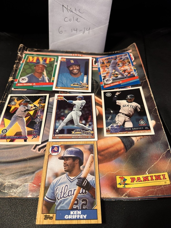 Huge Baseball Card Collection Cards Vintage COLLECTION/lot Ken Griffey ...