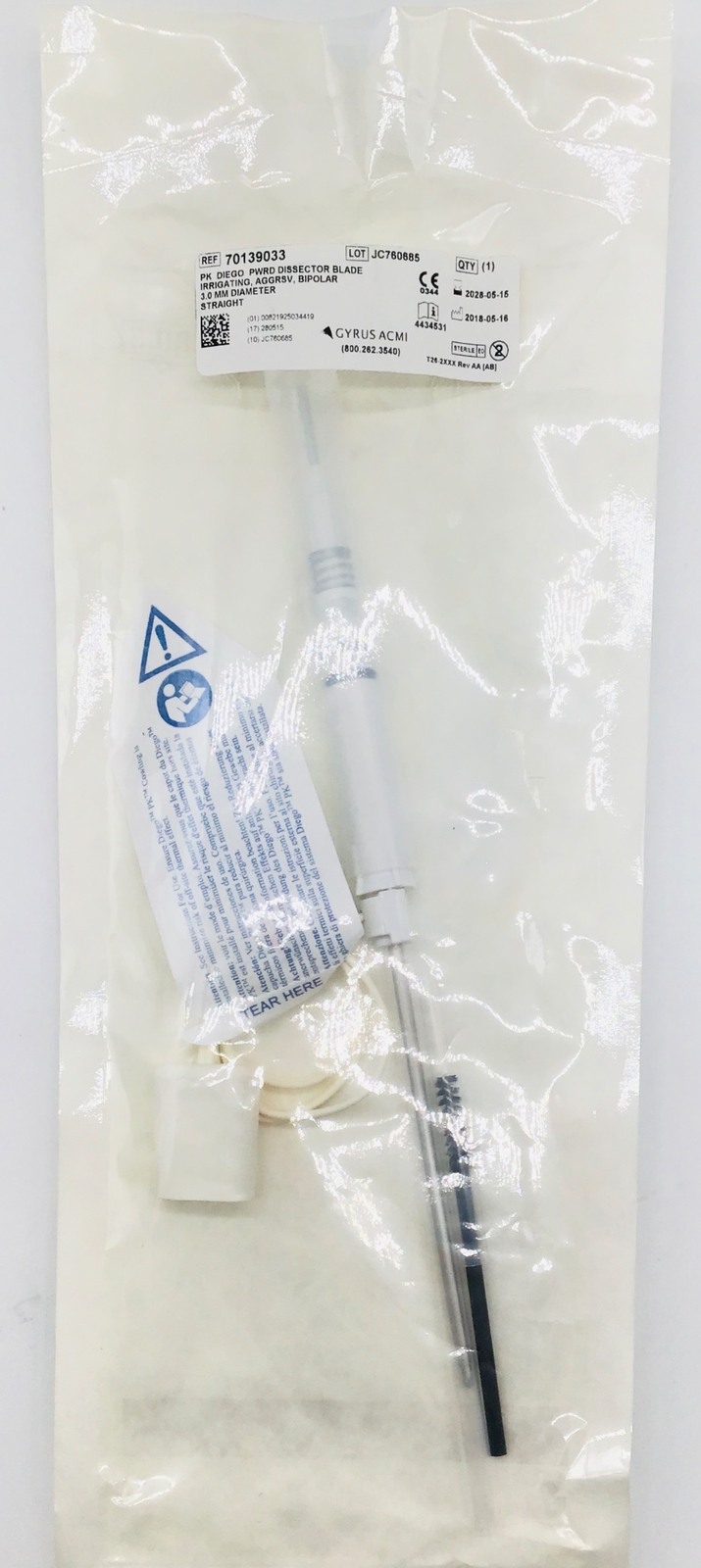 Gyrus ACMI 70139033 PK Diego Powered Dissector 3.0mm Straight - NEW | eBay