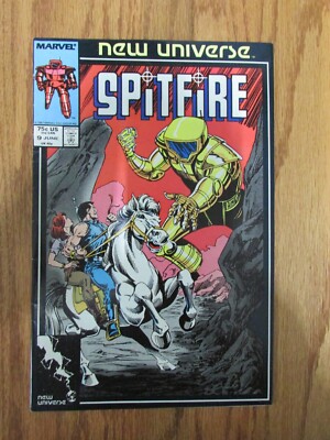 Vintage Marvel Comics Comic Book New Universe Spitfire Vol 1 No 9 June ...