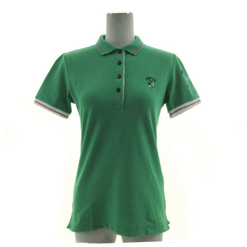 Callaway Polo Shirt Logo Embroidery Print Short Sleeve Stretch Cotton ...
