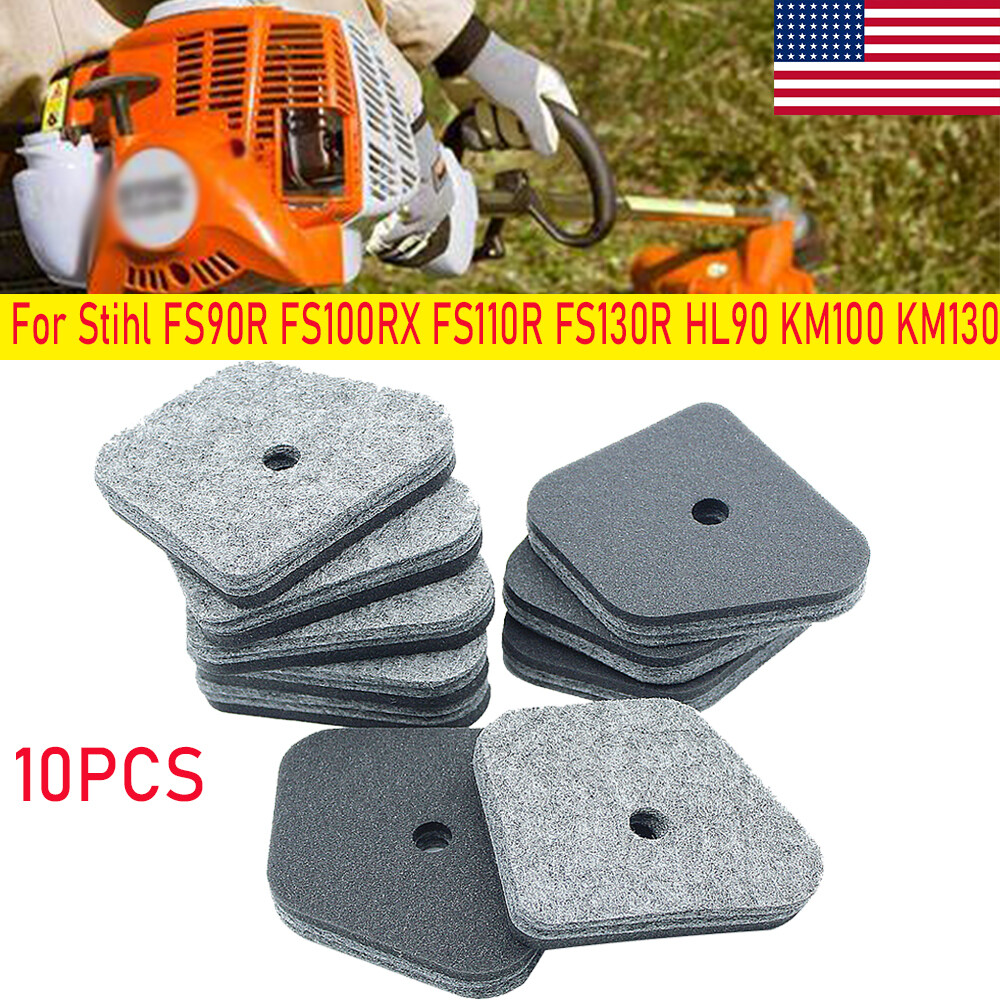 10Pcs Air Filter For Stihl FS90R FS110R FS100RX FS130R KM100 KM130 HL90 ...