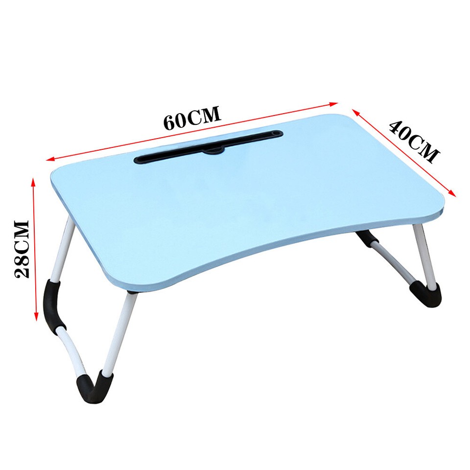 Height Adjustable Tiltable Rolling Computer PC Laptop Over Bed Desk Lap ...