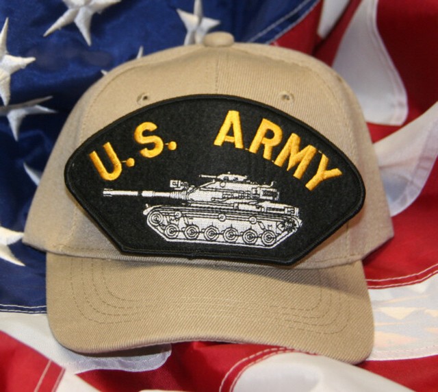 M-60 PATTON MEDIUM BATTLE TANK HAT PATCH CAP US ARMY VETERAN GIFT ARMOR ...