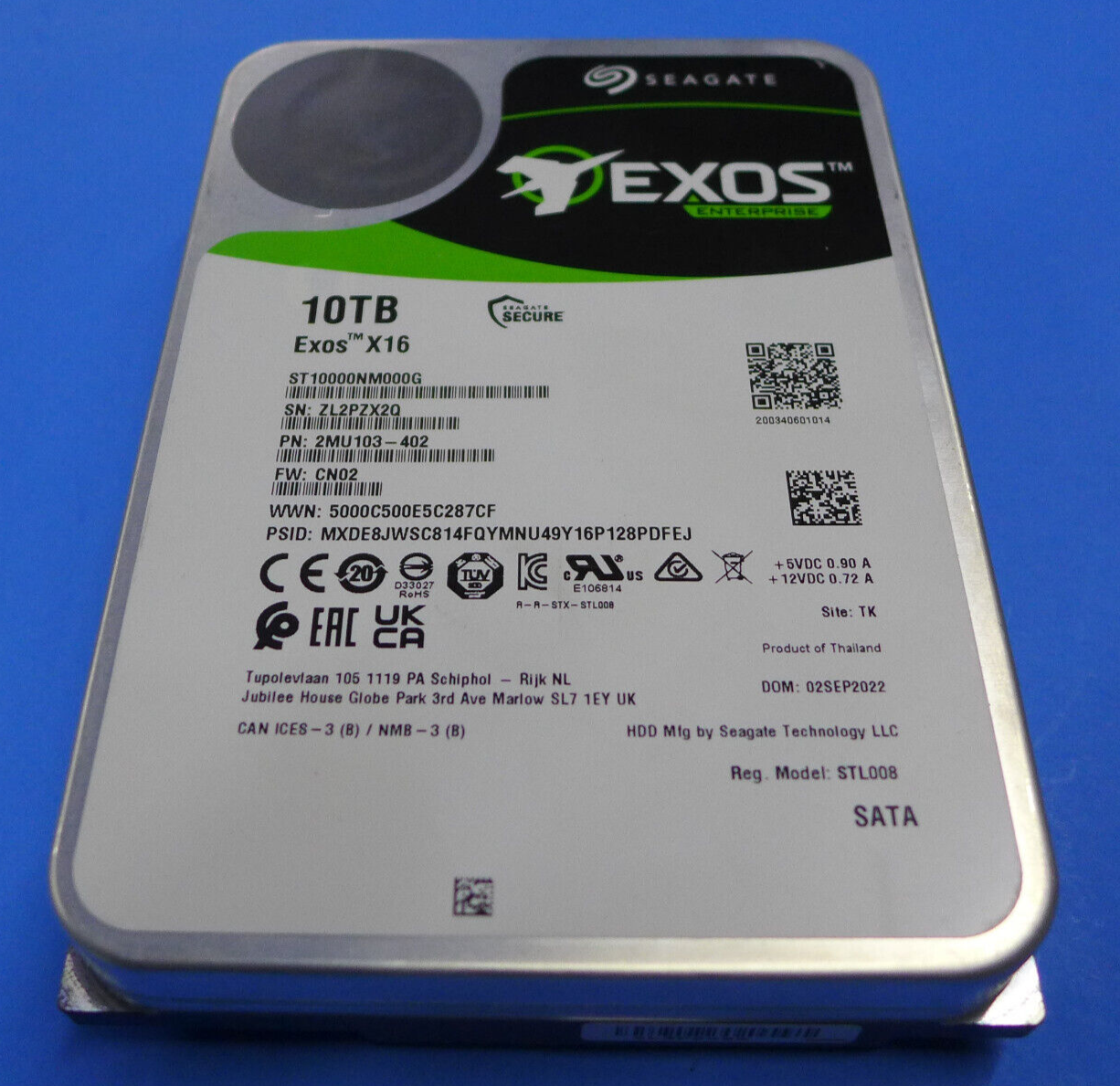 - Seagate Exos X16 10TB Hard Drive 3.5" ST10000NM000G 2MU103-402 for ...