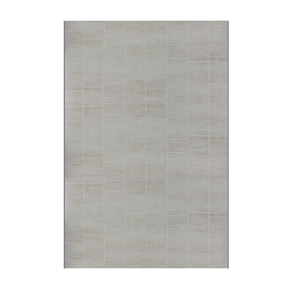 Grey Bathroom Tile Effect PVC Panels Cladding Shower Wet Wall Ceiling ...