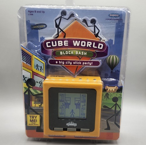 Cube World Block Bash Radica 2007 Sealed L7286 Yellow M0368 NIB WORKS ...